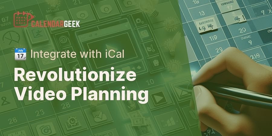 iCal Capcut Template: Revolutionizing Your Video Planning with Calendar ...