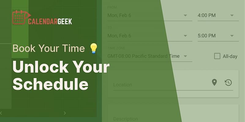 How can I allow people to book my time?